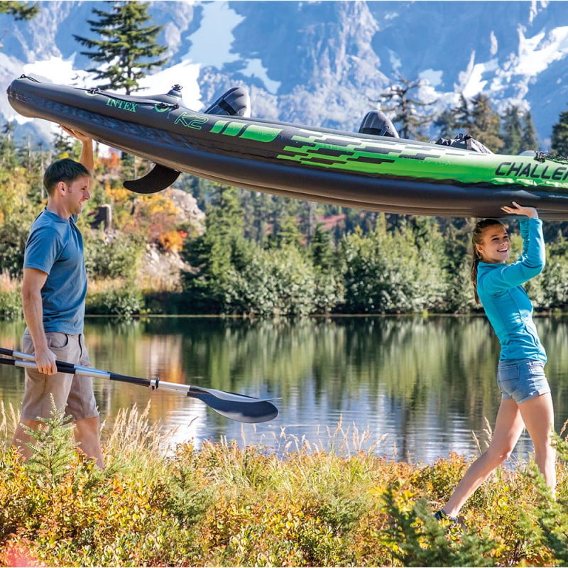 Kayak Challenger Intex K2 3,51×0,76×0,38m 68306NP – Vente Kayak Et ...